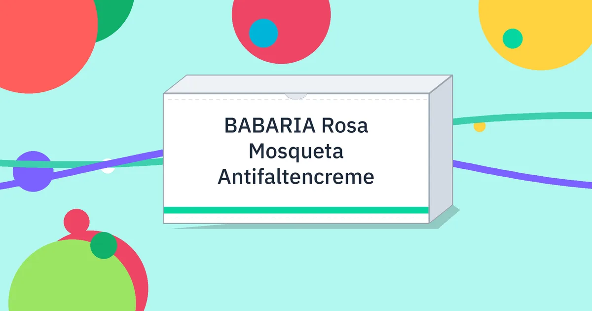 Symbolbild: Packung mit der Aufschrift BABARIA Rosa Mosqueta Antifaltencreme (PZN 04721506) – Verfügbarkeit und Bezug in Apotheken in Frankfurt am Main