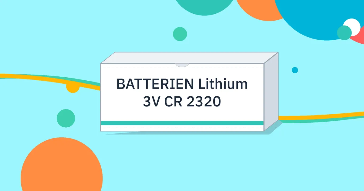 Symbolbild: Packung mit der Aufschrift BATTERIEN Lithium 3V CR 2320 (PZN 00885412) – Verfügbarkeit und Bezug in Apotheken in Frankfurt am Main