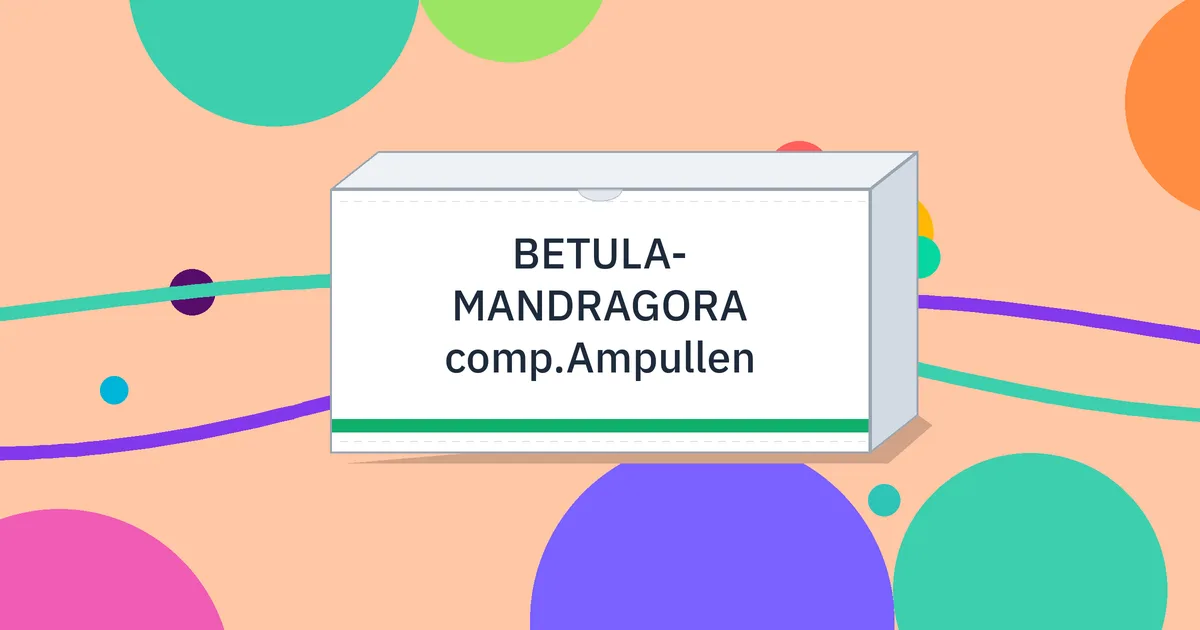 Symbolbild: Packung mit der Aufschrift BETULA-MANDRAGORA comp.Ampullen (PZN 02085130) – Verfügbarkeit und Bezug in Apotheken in Frankfurt am Main