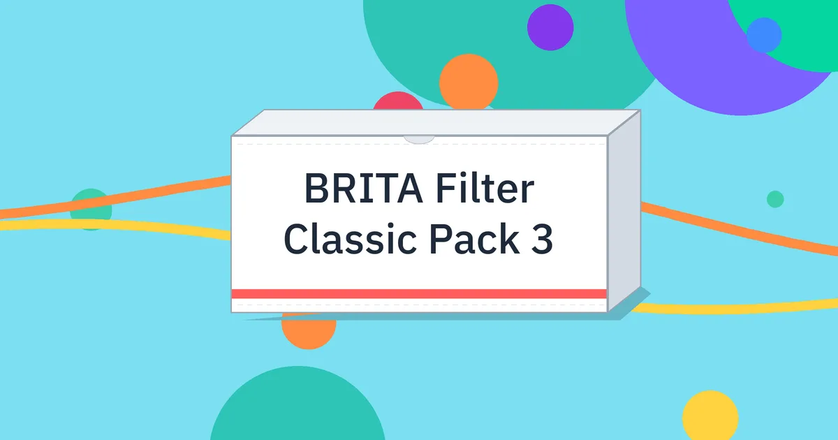 Symbolbild: Packung mit der Aufschrift BRITA Filter Classic Pack 3 (PZN 02724630) – Verfügbarkeit und Bezug in Apotheken in Frankfurt am Main