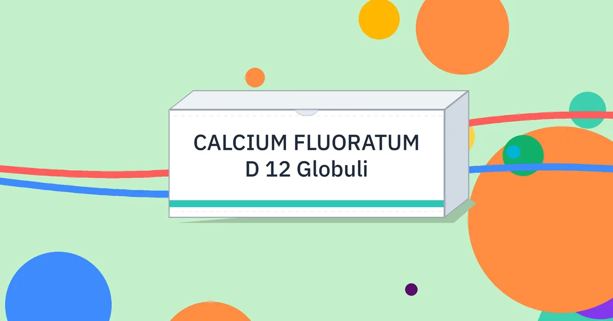Symbolbild: Packung mit der Aufschrift CALCIUM FLUORATUM D 12 Globuli (PZN 02812943) – Verfügbarkeit und Bezug in Apotheken in Frankfurt am Main
