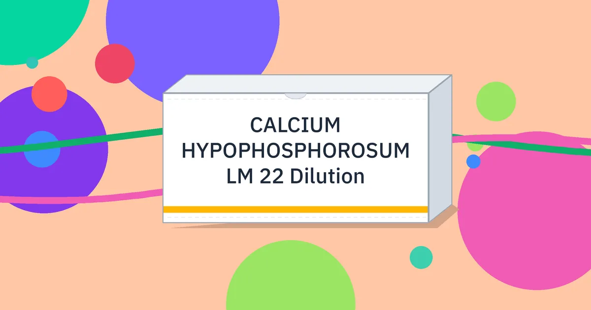 Symbolbild: Packung mit der Aufschrift CALCIUM HYPOPHOSPHOROSUM LM 22 Dilution (PZN 13408903) – Verfügbarkeit und Bezug in Apotheken in Frankfurt am Main