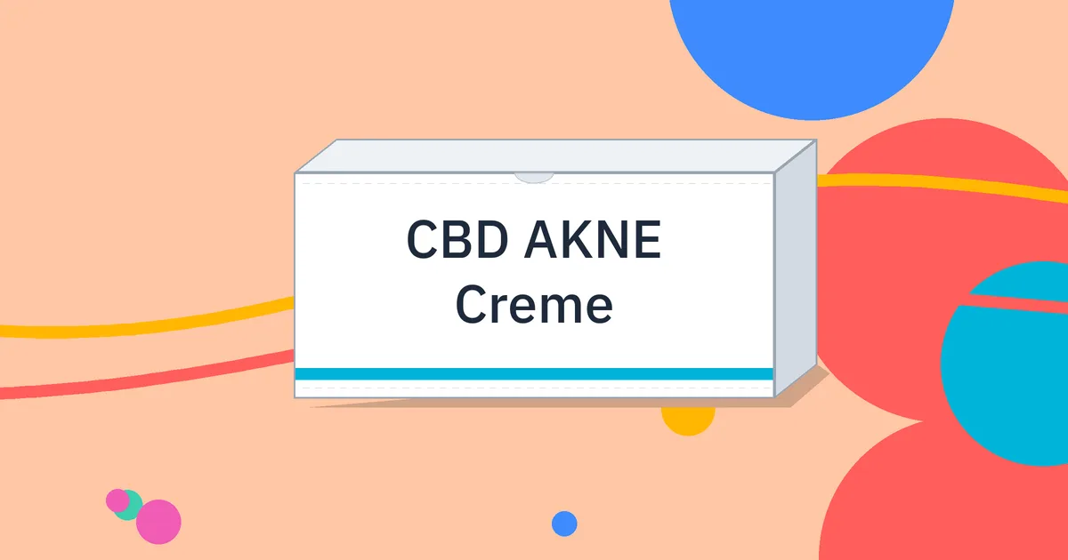 Symbolbild: Packung mit der Aufschrift CBD AKNE Creme (PZN 18092563) – Verfügbarkeit und Bezug in Apotheken in Frankfurt am Main