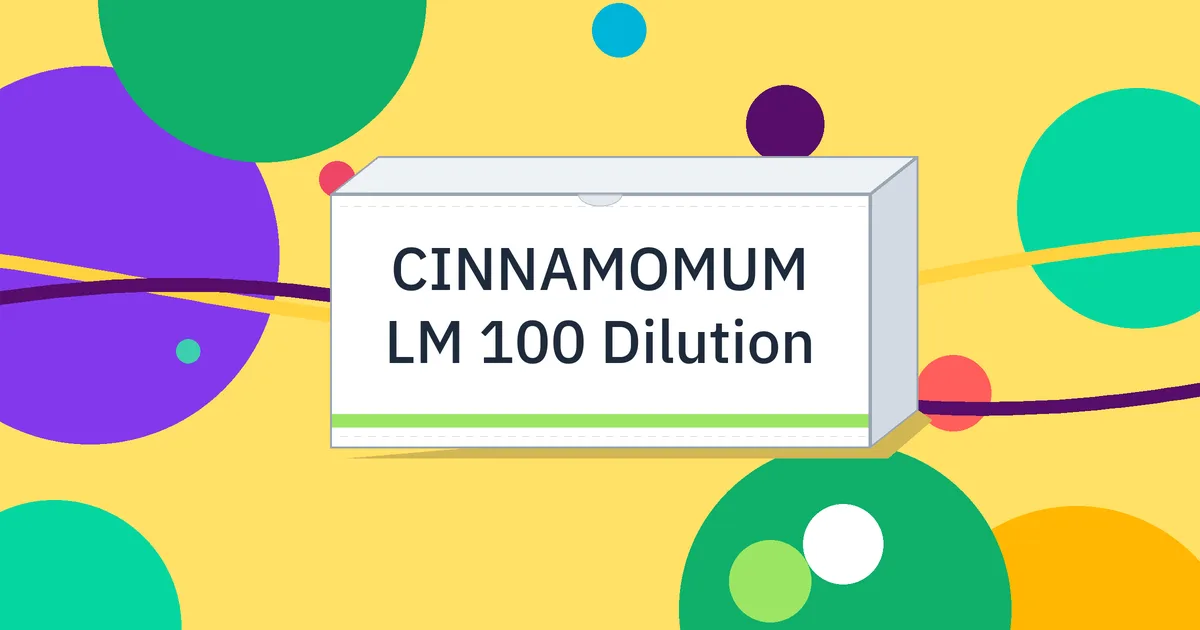 Symbolbild: Packung mit der Aufschrift CINNAMOMUM LM 100 Dilution (PZN 12821127) – Verfügbarkeit und Bezug in Apotheken in Frankfurt am Main