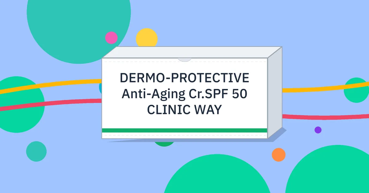 Symbolbild: Packung mit der Aufschrift DERMO-PROTECTIVE Anti-Aging Cr.SPF 50 CLINIC WAY (PZN 16510861) – Verfügbarkeit und Bezug in Apotheken in Frankfurt am Main
