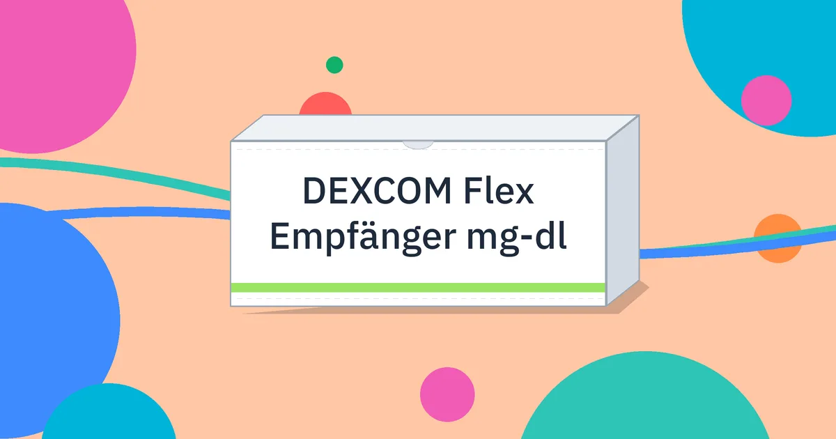 Symbolbild: Packung mit der Aufschrift DEXCOM Flex Empfänger mg-dl (PZN 20637188) – Verfügbarkeit und Bezug in Apotheken in Frankfurt am Main