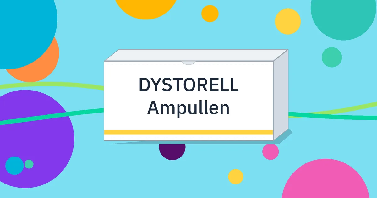 Symbolbild: Packung mit der Aufschrift DYSTORELL Ampullen (PZN 14370835) – Verfügbarkeit und Bezug in Apotheken in Frankfurt am Main