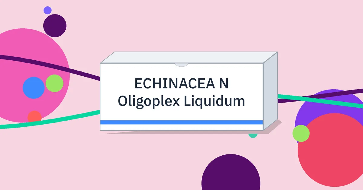 Symbolbild: Packung mit der Aufschrift ECHINACEA N Oligoplex Liquidum (PZN 01812183) – Verfügbarkeit und Bezug in Apotheken in Frankfurt am Main