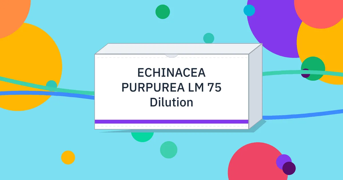 Symbolbild: Packung mit der Aufschrift ECHINACEA PURPUREA LM 75 Dilution (PZN 13468673) – Verfügbarkeit und Bezug in Apotheken in Frankfurt am Main