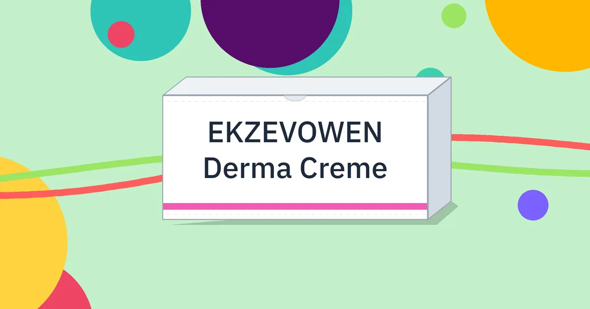 Symbolbild: Packung mit der Aufschrift EKZEVOWEN Derma Creme (PZN 03707013) – Verfügbarkeit und Bezug in Apotheken in Frankfurt am Main
