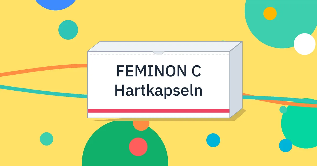 Symbolbild: Packung mit der Aufschrift FEMINON C Hartkapseln (PZN 00450861) – Verfügbarkeit und Bezug in Apotheken in Frankfurt am Main