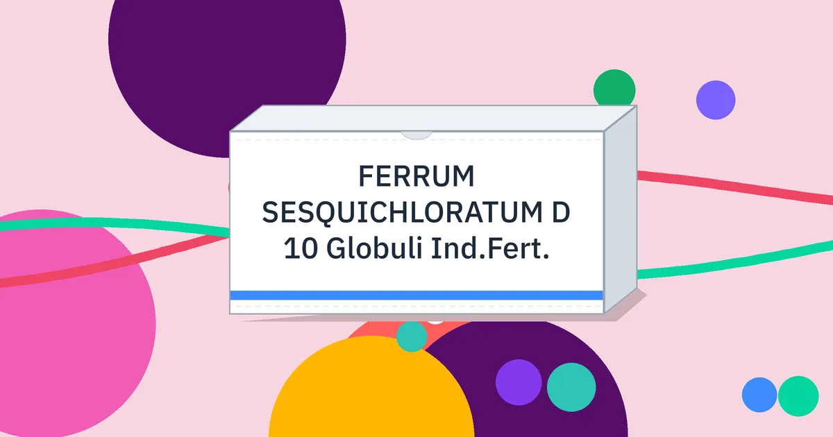 Symbolbild: Packung mit der Aufschrift FERRUM SESQUICHLORATUM D 10 Globuli Ind.Fert. (PZN 17747111) – Verfügbarkeit und Bezug in Apotheken in Frankfurt am Main