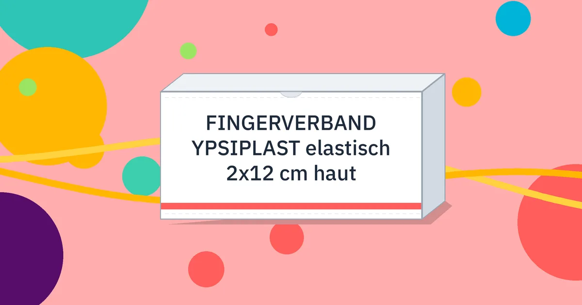 Symbolbild: Packung mit der Aufschrift FINGERVERBAND YPSIPLAST elastisch 2x12 cm haut (PZN 03271171) – Verfügbarkeit und Bezug in Apotheken in Frankfurt am Main