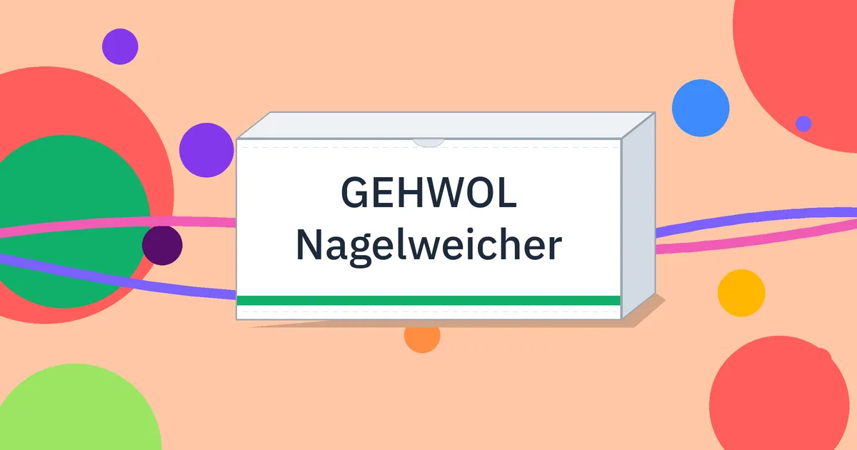 Symbolbild: Packung mit der Aufschrift GEHWOL Nagelweicher (PZN 02159354) – Verfügbarkeit und Bezug in Apotheken in Frankfurt am Main