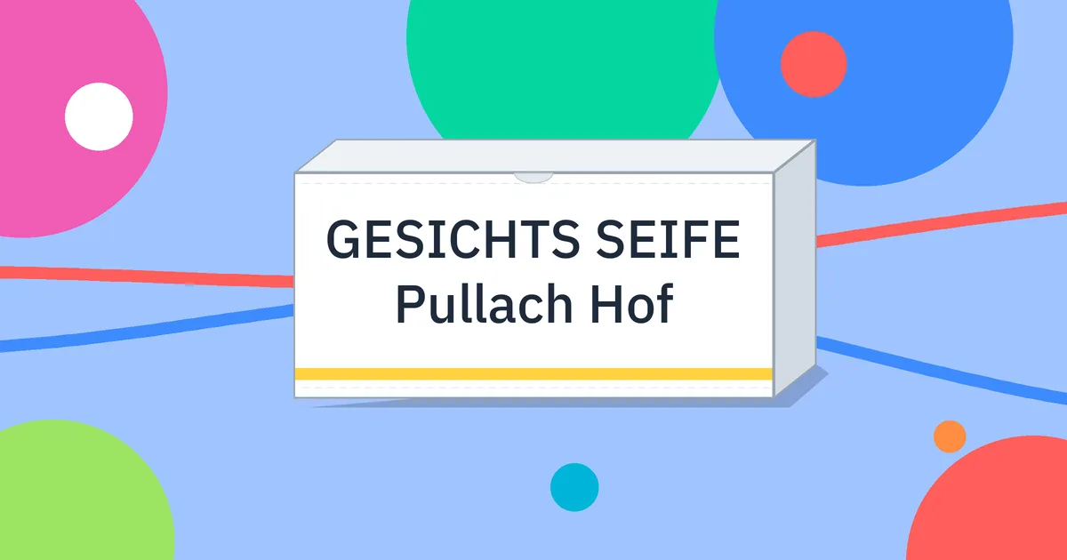 Symbolbild: Packung mit der Aufschrift GESICHTS SEIFE Pullach Hof (PZN 20421034) – Verfügbarkeit und Bezug in Apotheken in Frankfurt am Main