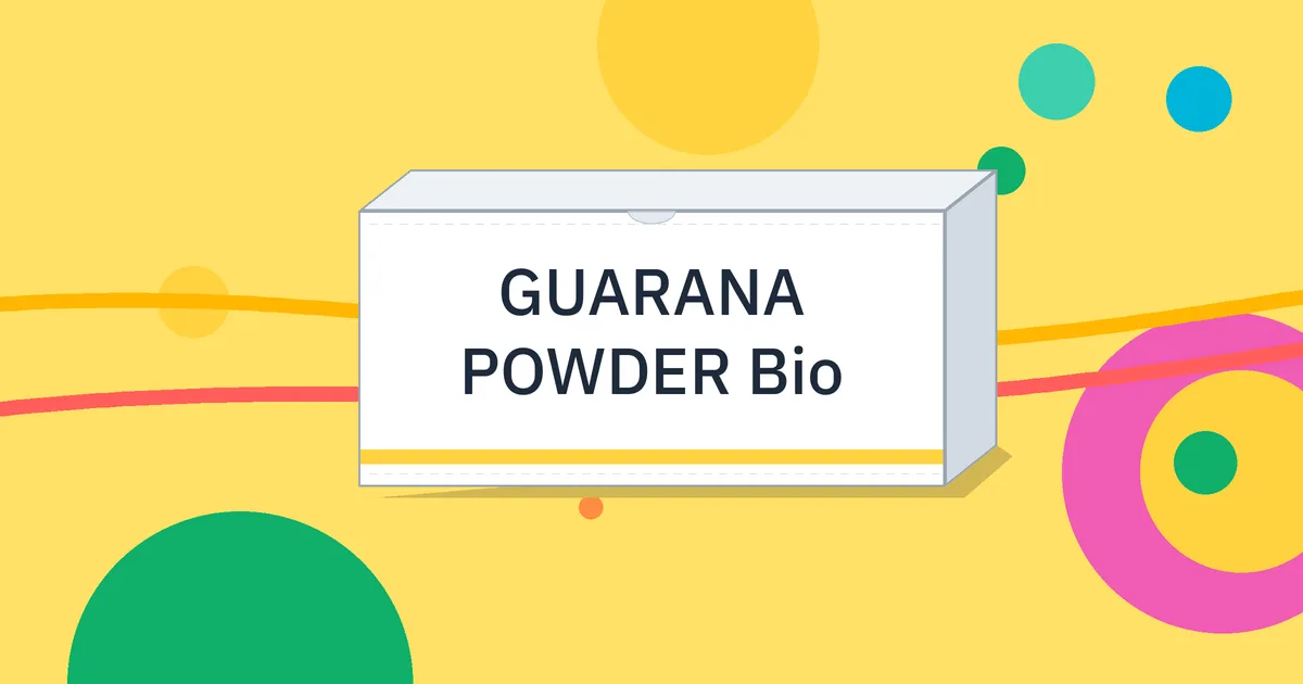 Symbolbild: Packung mit der Aufschrift GUARANA POWDER Bio (PZN 18412619) – Verfügbarkeit und Bezug in Apotheken in Frankfurt am Main