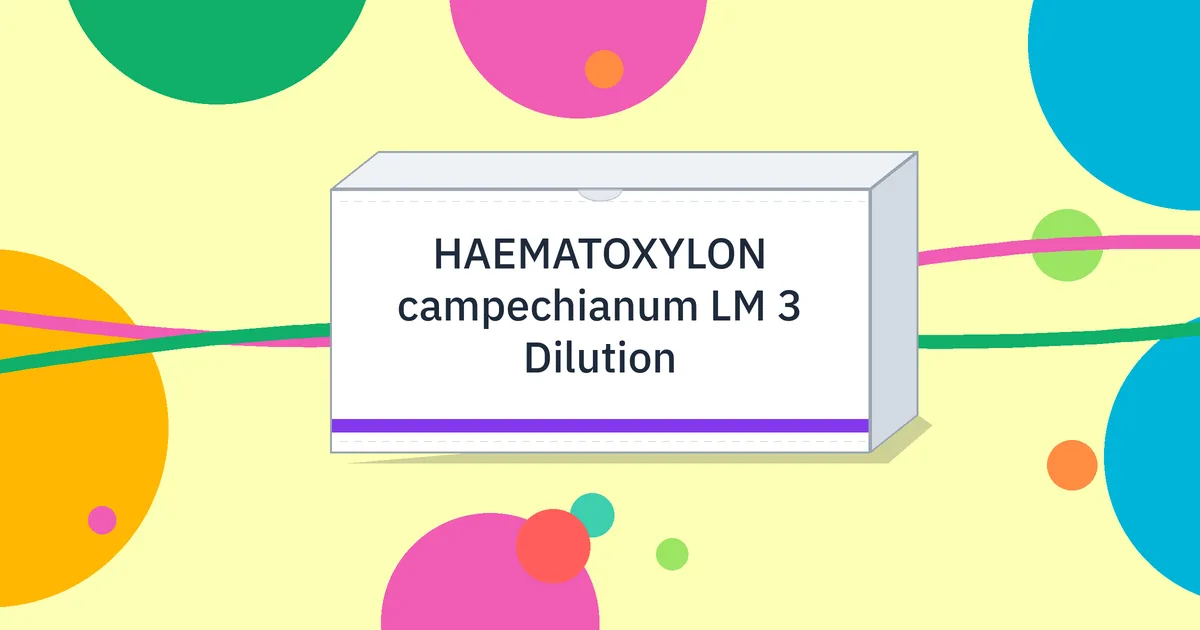 Symbolbild: Packung mit der Aufschrift HAEMATOXYLON campechianum LM 3 Dilution (PZN 13549207) – Verfügbarkeit und Bezug in Apotheken in Frankfurt am Main