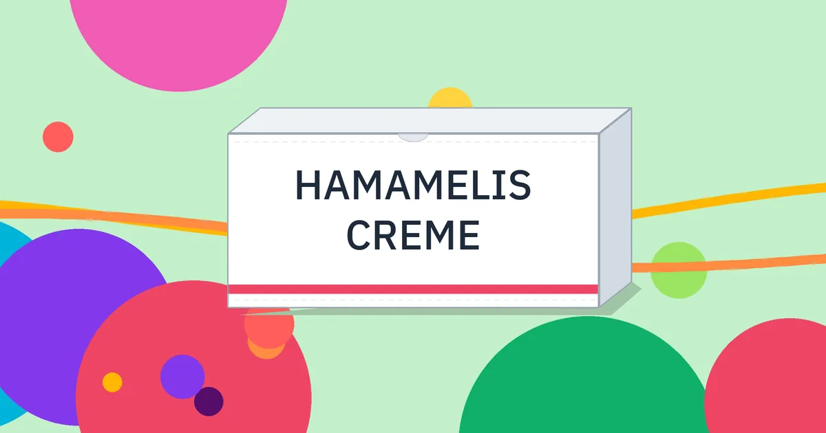 Symbolbild: Packung mit der Aufschrift HAMAMELIS CREME (PZN 19778481) – Verfügbarkeit und Bezug in Apotheken in Frankfurt am Main