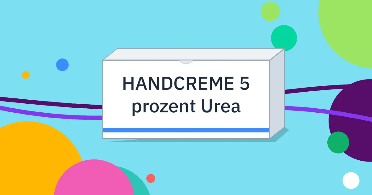 Symbolbild: Packung mit der Aufschrift HANDCREME 5 prozent Urea (PZN 17297501) – Verfügbarkeit und Bezug in Apotheken in Frankfurt am Main