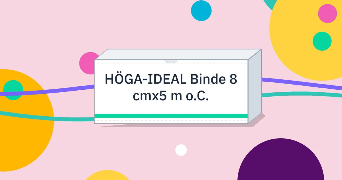 Symbolbild: Packung mit der Aufschrift HÖGA-IDEAL Binde 8 cmx5 m o.C. (PZN 01305753) – Verfügbarkeit und Bezug in Apotheken in Frankfurt am Main