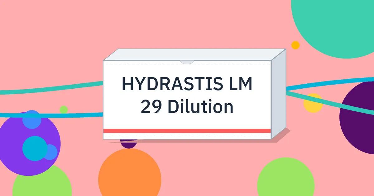 Symbolbild: Packung mit der Aufschrift HYDRASTIS LM 29 Dilution (PZN 12890335) – Verfügbarkeit und Bezug in Apotheken in Frankfurt am Main