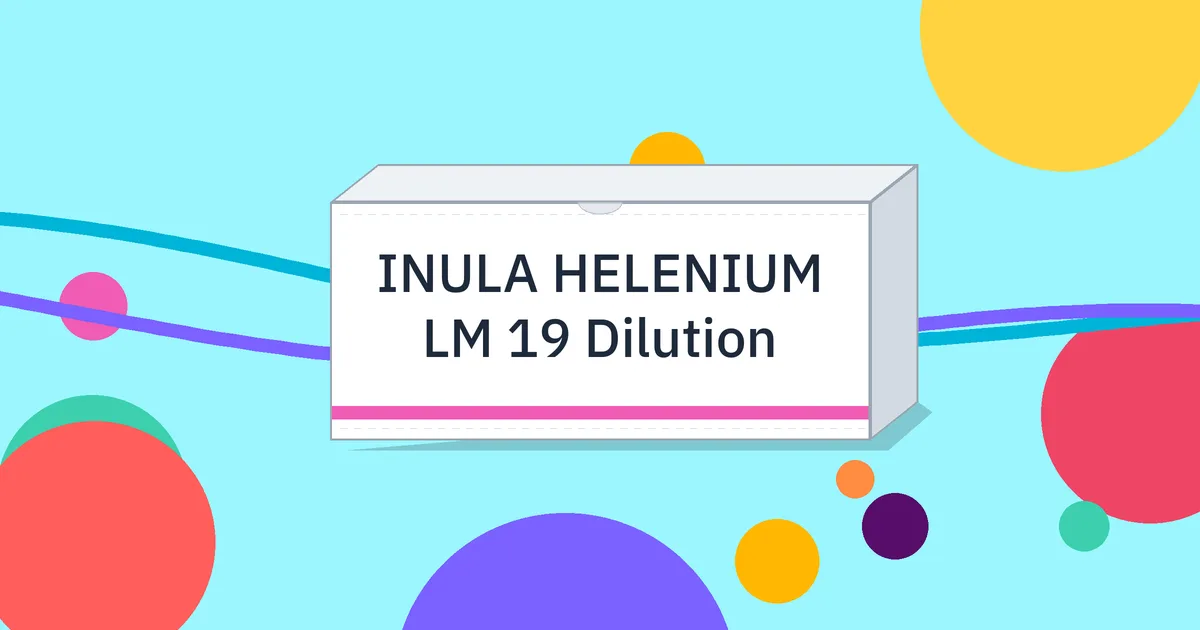 Symbolbild: Packung mit der Aufschrift INULA HELENIUM LM 19 Dilution (PZN 13560574) – Verfügbarkeit und Bezug in Apotheken in Frankfurt am Main