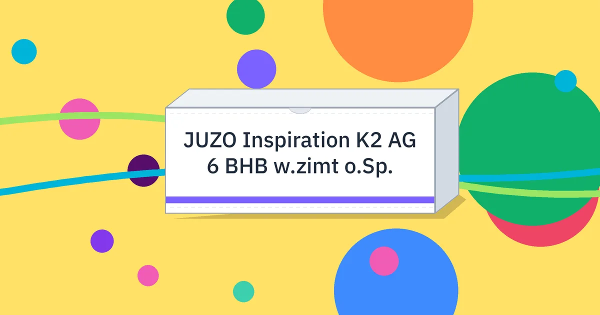 Symbolbild: Packung mit der Aufschrift JUZO Inspiration K2 AG 6 BHB w.zimt o.Sp. (PZN 14849259) – Verfügbarkeit und Bezug in Apotheken in Frankfurt am Main