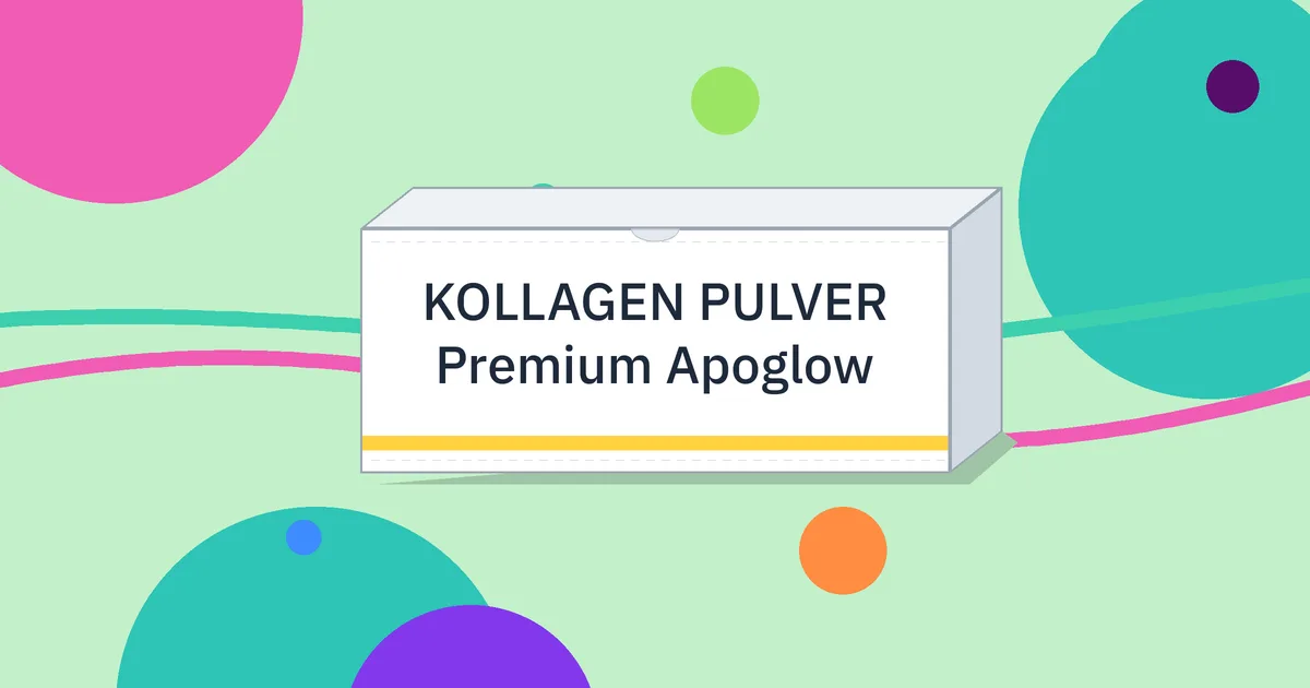 Symbolbild: Packung mit der Aufschrift KOLLAGEN PULVER Premium Apoglow (PZN 20392203) – Verfügbarkeit und Bezug in Apotheken in Frankfurt am Main