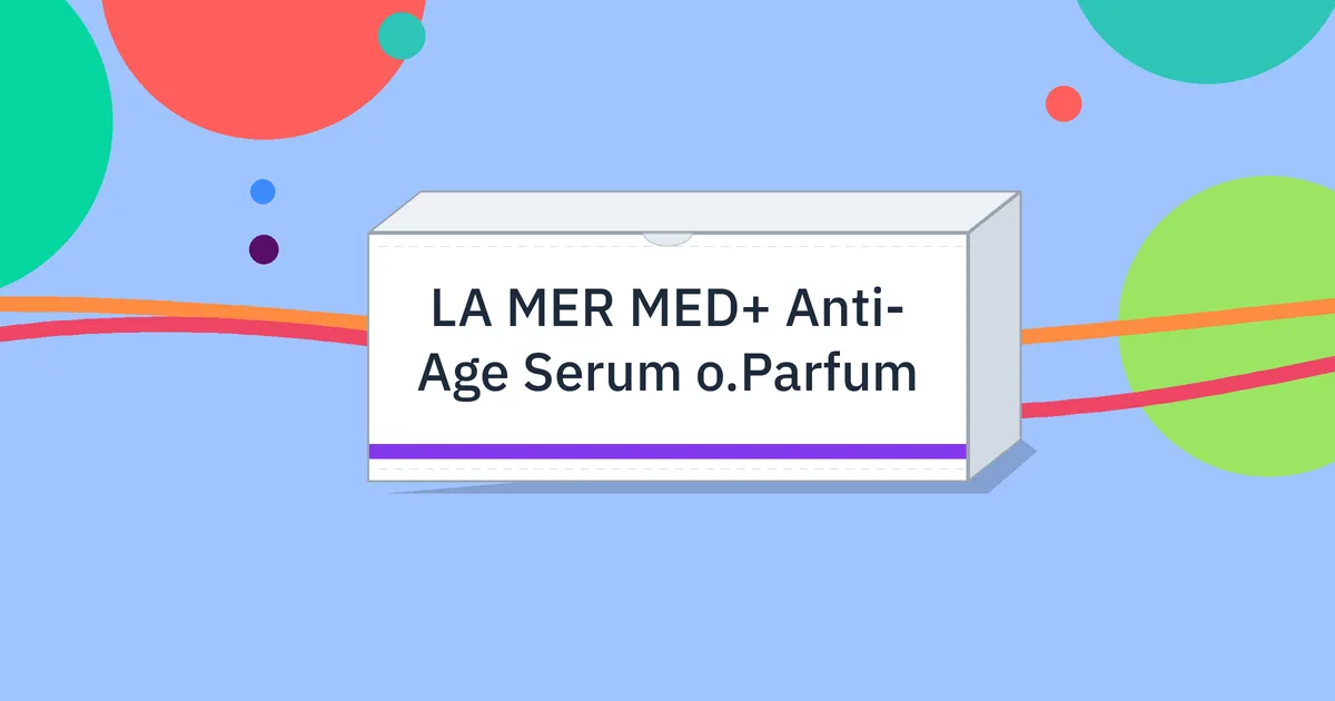 Symbolbild: Packung mit der Aufschrift LA MER MED+ Anti-Age Serum o.Parfum (PZN 17946388) – Verfügbarkeit und Bezug in Apotheken in Frankfurt am Main