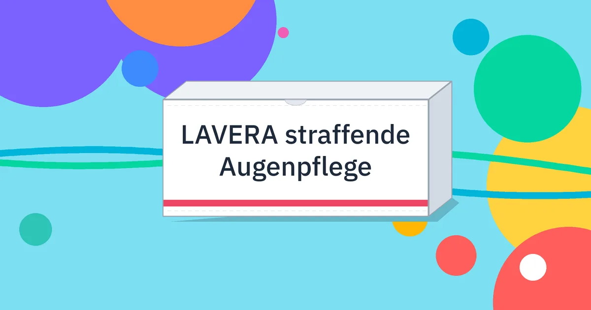 Symbolbild: Packung mit der Aufschrift LAVERA straffende Augenpflege (PZN 20357916) – Verfügbarkeit und Bezug in Apotheken in Frankfurt am Main