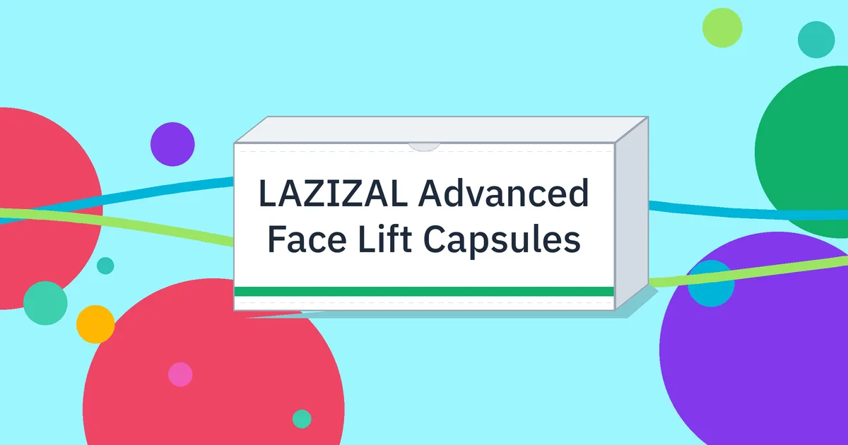 Symbolbild: Packung mit der Aufschrift LAZIZAL Advanced Face Lift Capsules (PZN 17170798) – Verfügbarkeit und Bezug in Apotheken in Frankfurt am Main