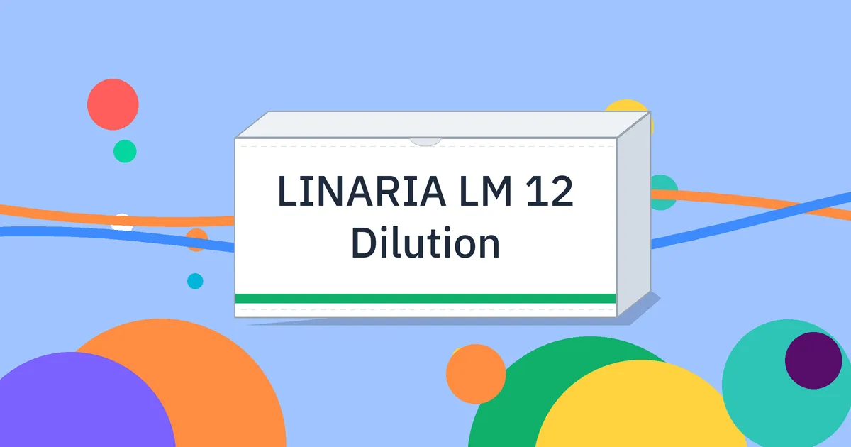 Symbolbild: Packung mit der Aufschrift LINARIA LM 12 Dilution (PZN 13529156) – Verfügbarkeit und Bezug in Apotheken in Frankfurt am Main