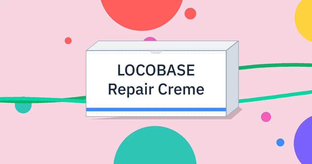 Symbolbild: Packung mit der Aufschrift LOCOBASE Repair Creme (PZN 19504275) – Verfügbarkeit und Bezug in Apotheken in Frankfurt am Main