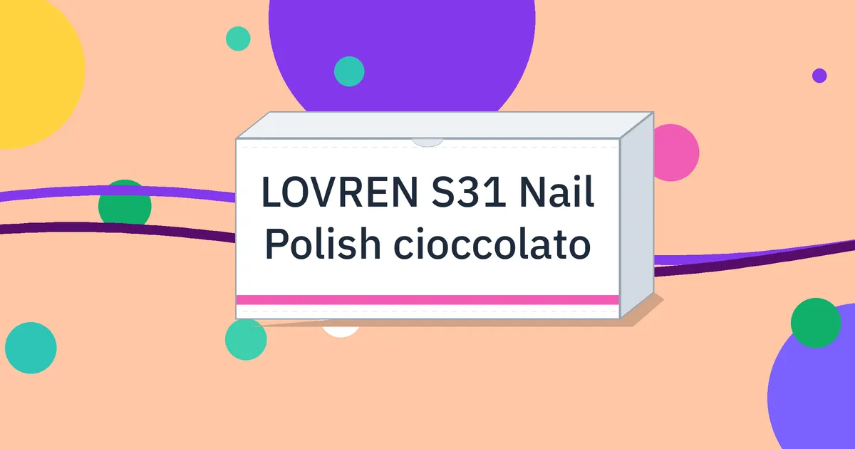 Symbolbild: Packung mit der Aufschrift LOVREN S31 Nail Polish cioccolato (PZN 20862726) – Verfügbarkeit und Bezug in Apotheken in Frankfurt am Main