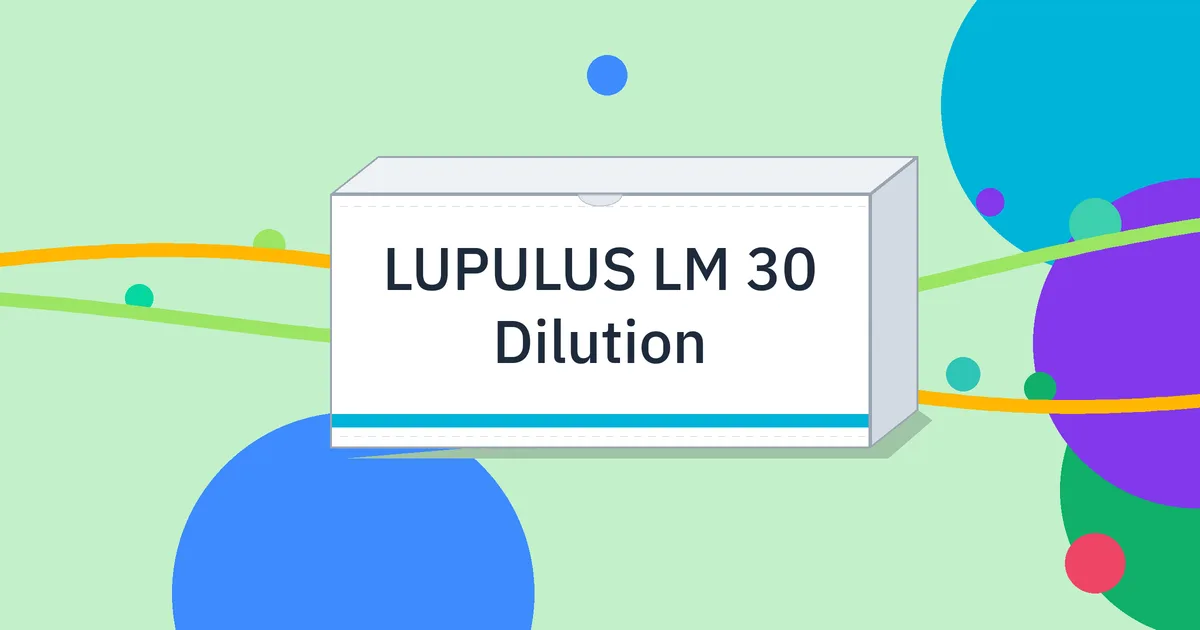 Symbolbild: Packung mit der Aufschrift LUPULUS LM 30 Dilution (PZN 12934564) – Verfügbarkeit und Bezug in Apotheken in Frankfurt am Main