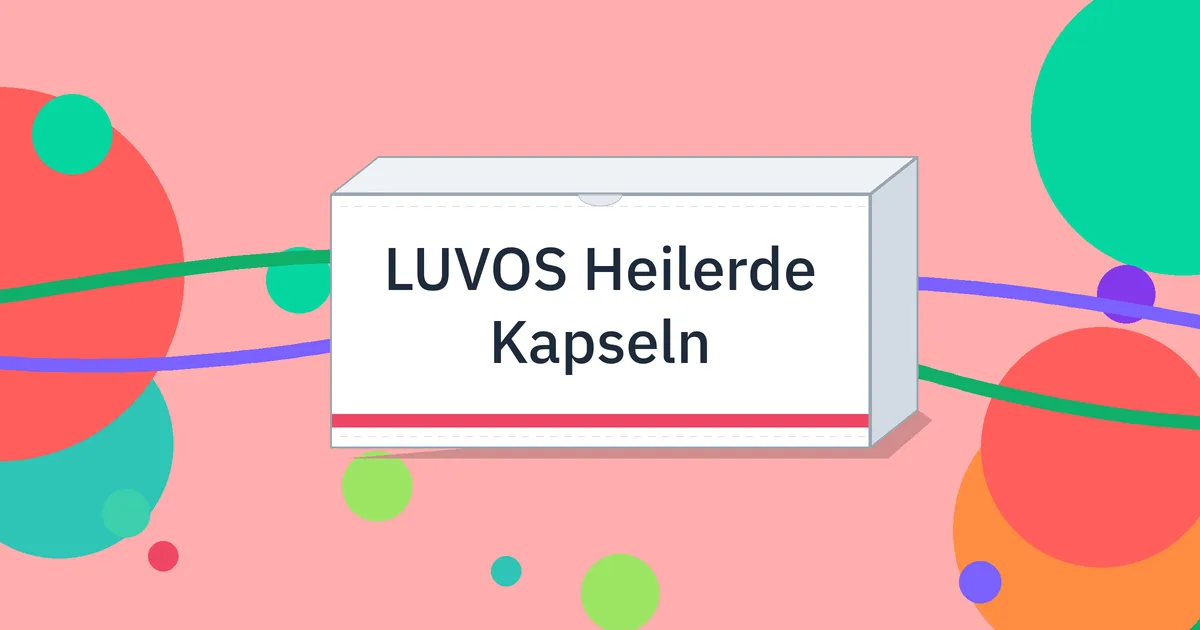 Symbolbild: Packung mit der Aufschrift LUVOS Heilerde Kapseln (PZN 05701351) – Verfügbarkeit und Bezug in Apotheken in Frankfurt am Main