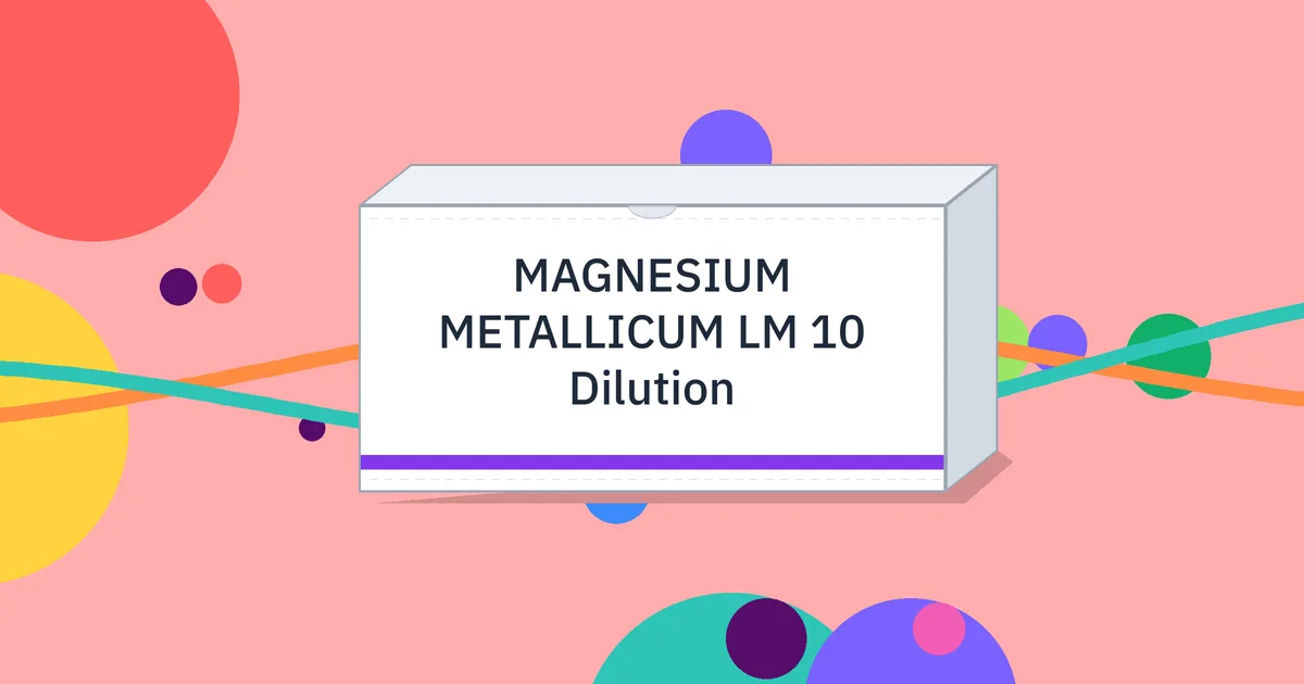 Symbolbild: Packung mit der Aufschrift MAGNESIUM METALLICUM LM 10 Dilution (PZN 12938355) – Verfügbarkeit und Bezug in Apotheken in Frankfurt am Main