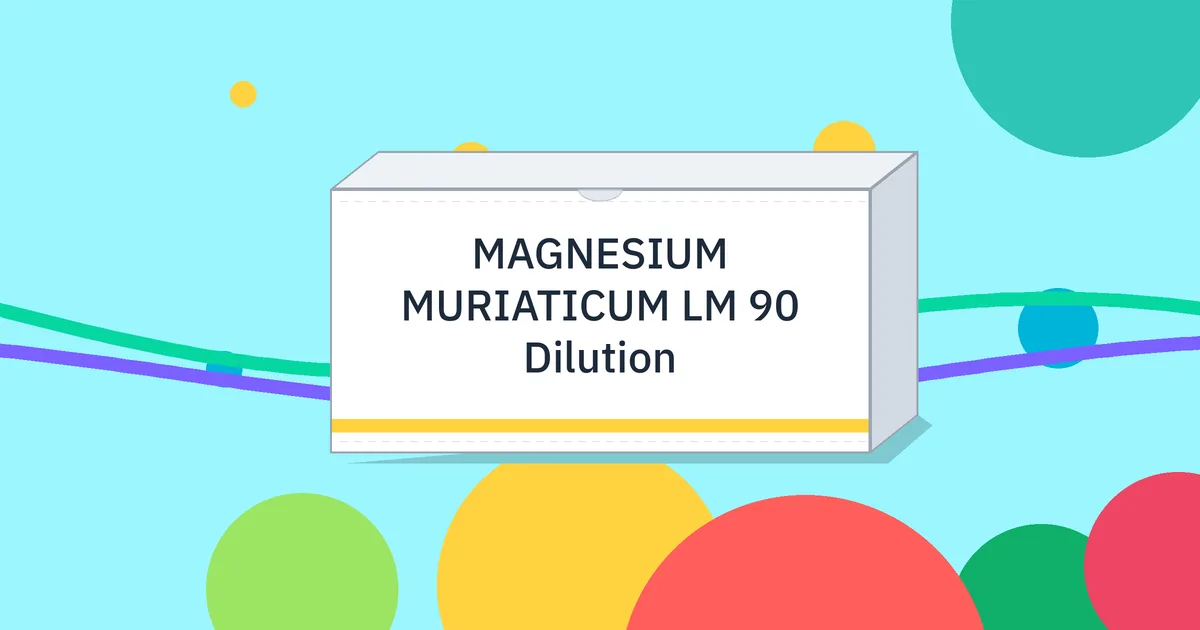 Symbolbild: Packung mit der Aufschrift MAGNESIUM MURIATICUM LM 90 Dilution (PZN 07540981) – Verfügbarkeit und Bezug in Apotheken in Frankfurt am Main