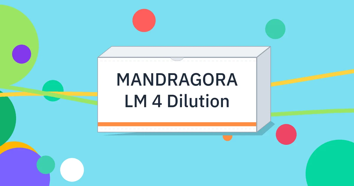 Symbolbild: Packung mit der Aufschrift MANDRAGORA LM 4 Dilution (PZN 12941794) – Verfügbarkeit und Bezug in Apotheken in Frankfurt am Main