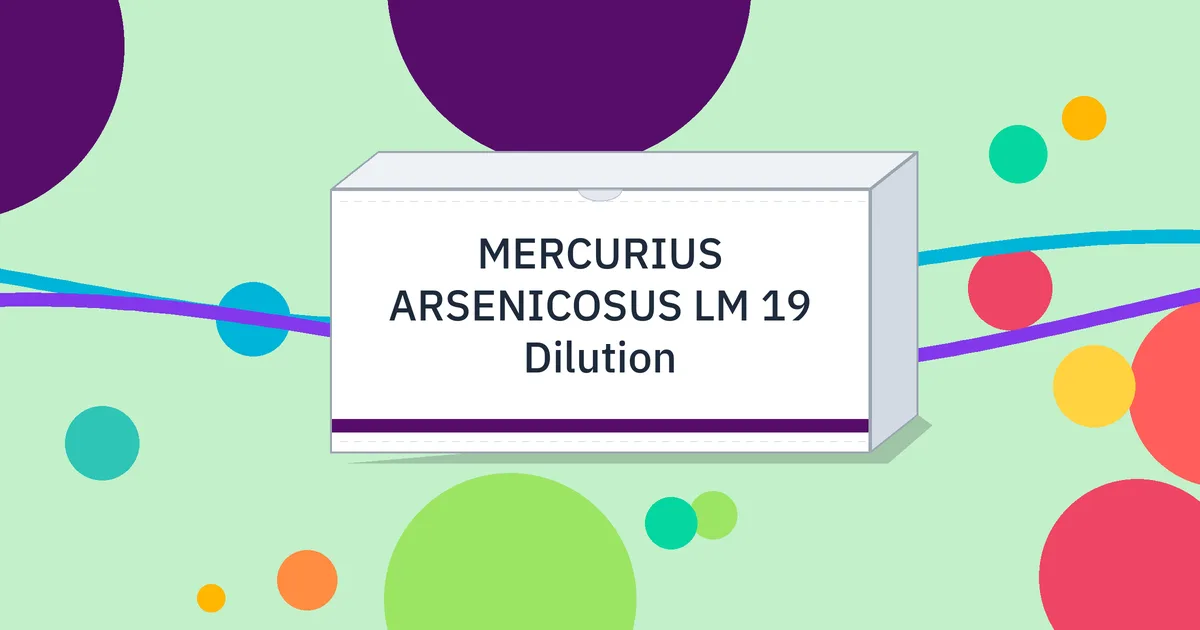 Symbolbild: Packung mit der Aufschrift MERCURIUS ARSENICOSUS LM 19 Dilution (PZN 13606164) – Verfügbarkeit und Bezug in Apotheken in Frankfurt am Main