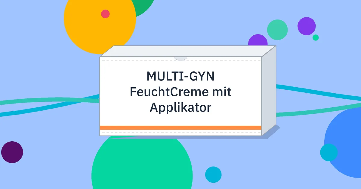 Symbolbild: Packung mit der Aufschrift MULTI-GYN FeuchtCreme mit Applikator (PZN 19800068) – Verfügbarkeit und Bezug in Apotheken in Frankfurt am Main