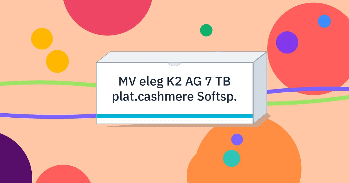 Symbolbild: Packung mit der Aufschrift MV eleg K2 AG 7 TB plat.cashmere Softsp. (PZN 14677404) – Verfügbarkeit und Bezug in Apotheken in Frankfurt am Main