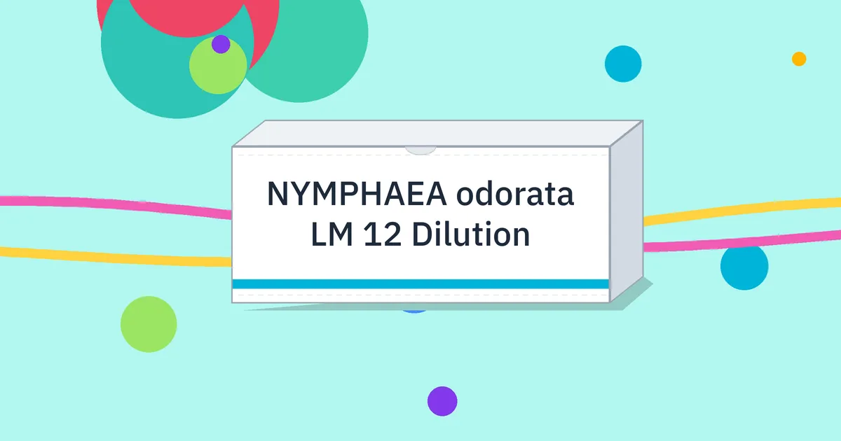Symbolbild: Packung mit der Aufschrift NYMPHAEA odorata LM 12 Dilution (PZN 13621442) – Verfügbarkeit und Bezug in Apotheken in Frankfurt am Main
