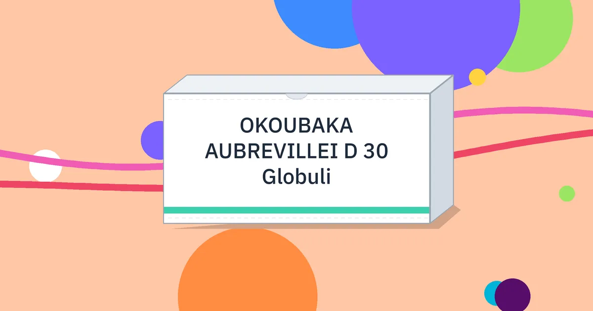 Symbolbild: Packung mit der Aufschrift OKOUBAKA AUBREVILLEI D 30 Globuli (PZN 15330068) – Verfügbarkeit und Bezug in Apotheken in Frankfurt am Main