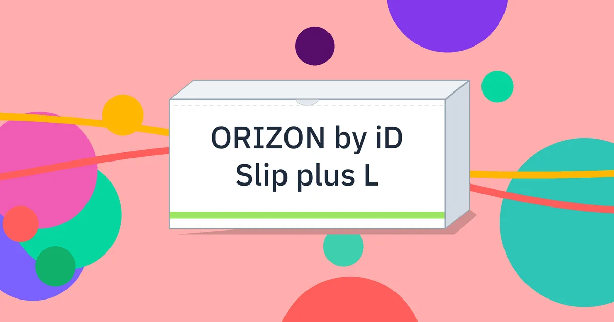 Symbolbild: Packung mit der Aufschrift ORIZON by iD Slip plus L (PZN 17267865) – Verfügbarkeit und Bezug in Apotheken in Frankfurt am Main