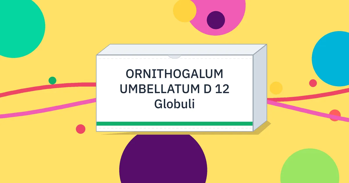 Symbolbild: Packung mit der Aufschrift ORNITHOGALUM UMBELLATUM D 12 Globuli (PZN 16692922) – Verfügbarkeit und Bezug in Apotheken in Frankfurt am Main