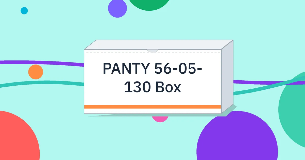 Symbolbild: Packung mit der Aufschrift PANTY 56-05-130 Box (PZN 01418109) – Verfügbarkeit und Bezug in Apotheken in Frankfurt am Main