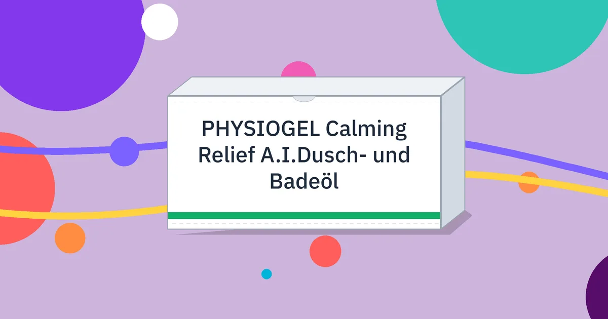 Symbolbild: Packung mit der Aufschrift PHYSIOGEL Calming Relief A.I.Dusch- und Badeöl (PZN 20088592) – Verfügbarkeit und Bezug in Apotheken in Frankfurt am Main