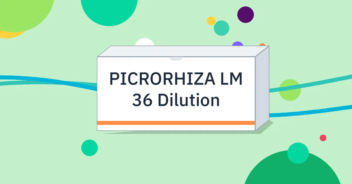 Symbolbild: Packung mit der Aufschrift PICRORHIZA LM 36 Dilution (PZN 13641812) – Verfügbarkeit und Bezug in Apotheken in Frankfurt am Main