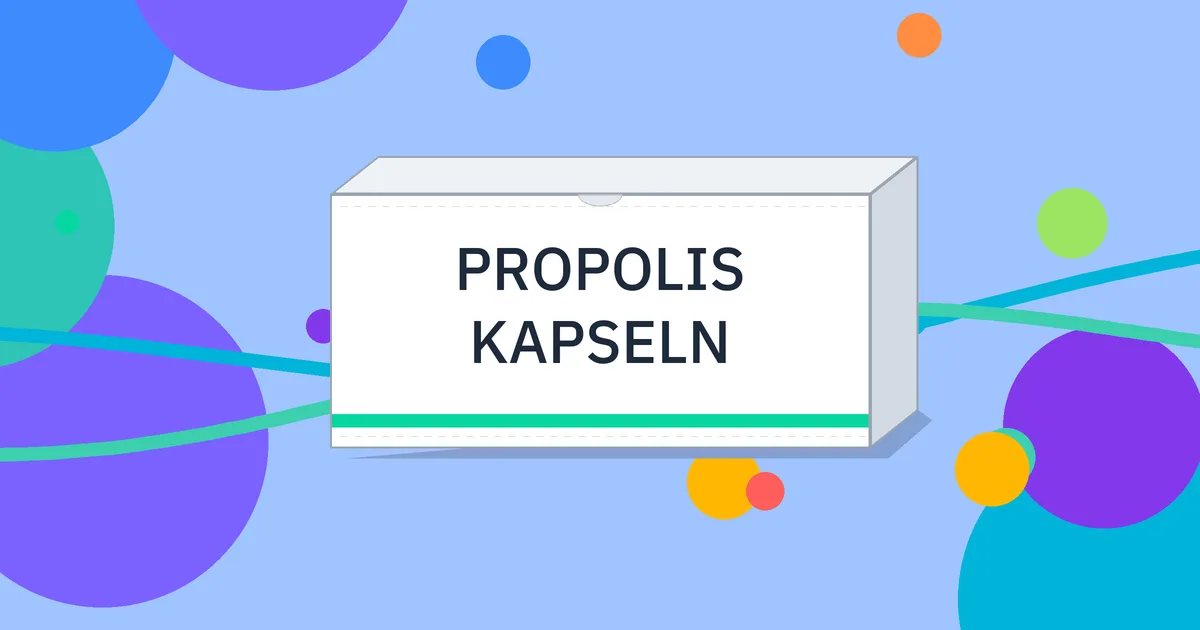 Symbolbild: Packung mit der Aufschrift PROPOLIS KAPSELN (PZN 00004848) – Verfügbarkeit und Bezug in Apotheken in Frankfurt am Main